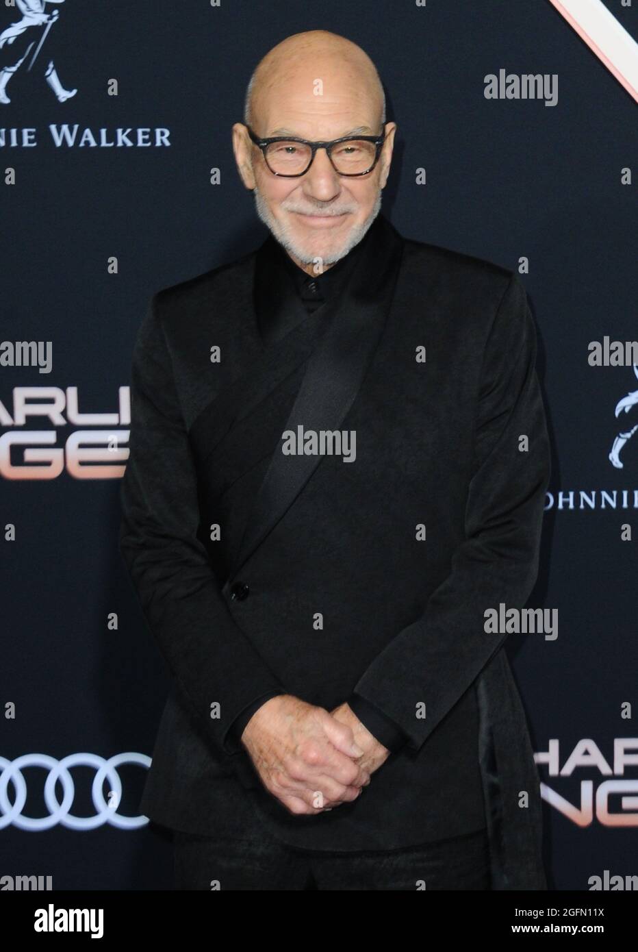 Los Angeles - CA - 11/11/2019 Charlie`s Angels World Premiere -PICTURED: Patrick Stewart Sara De ...